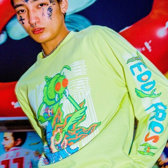 Teddy Fresh | Shirts | New Teddy Fresh X Rick Morty Pink Graphic Ls Tee ...